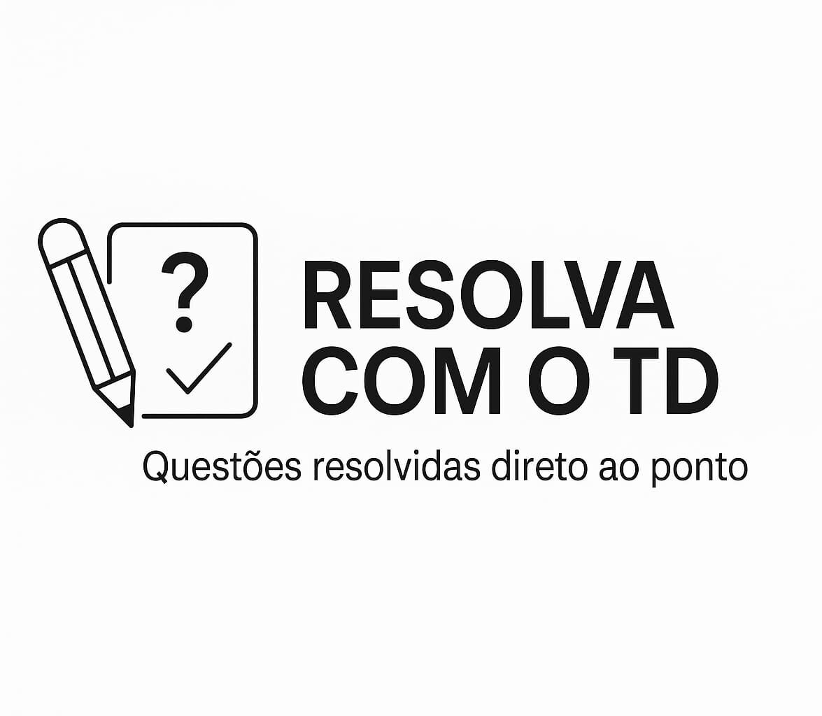 Resolva com o TD - Toda Disciplina